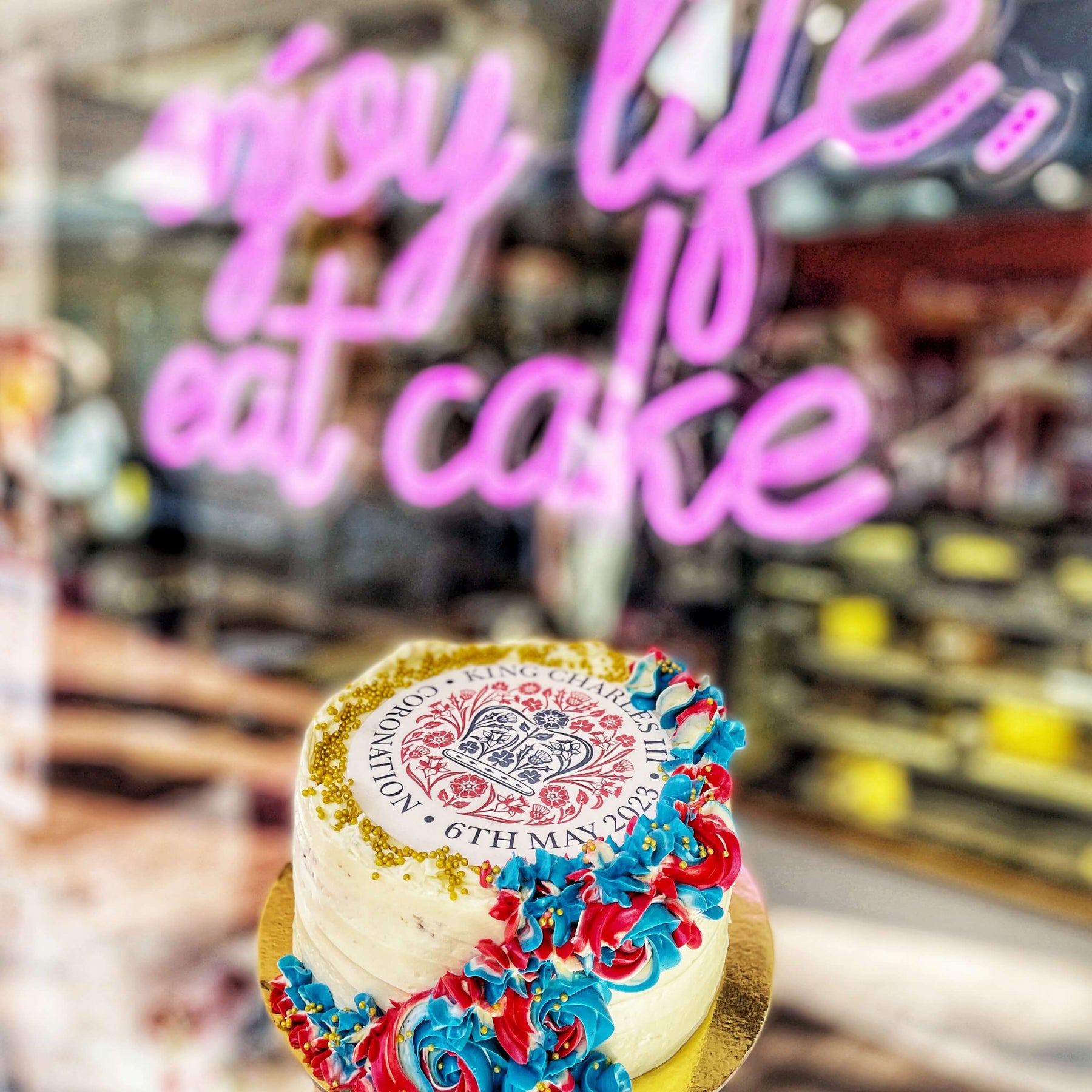 King Charles Coronation Cake - Bakealicious By Gabriela