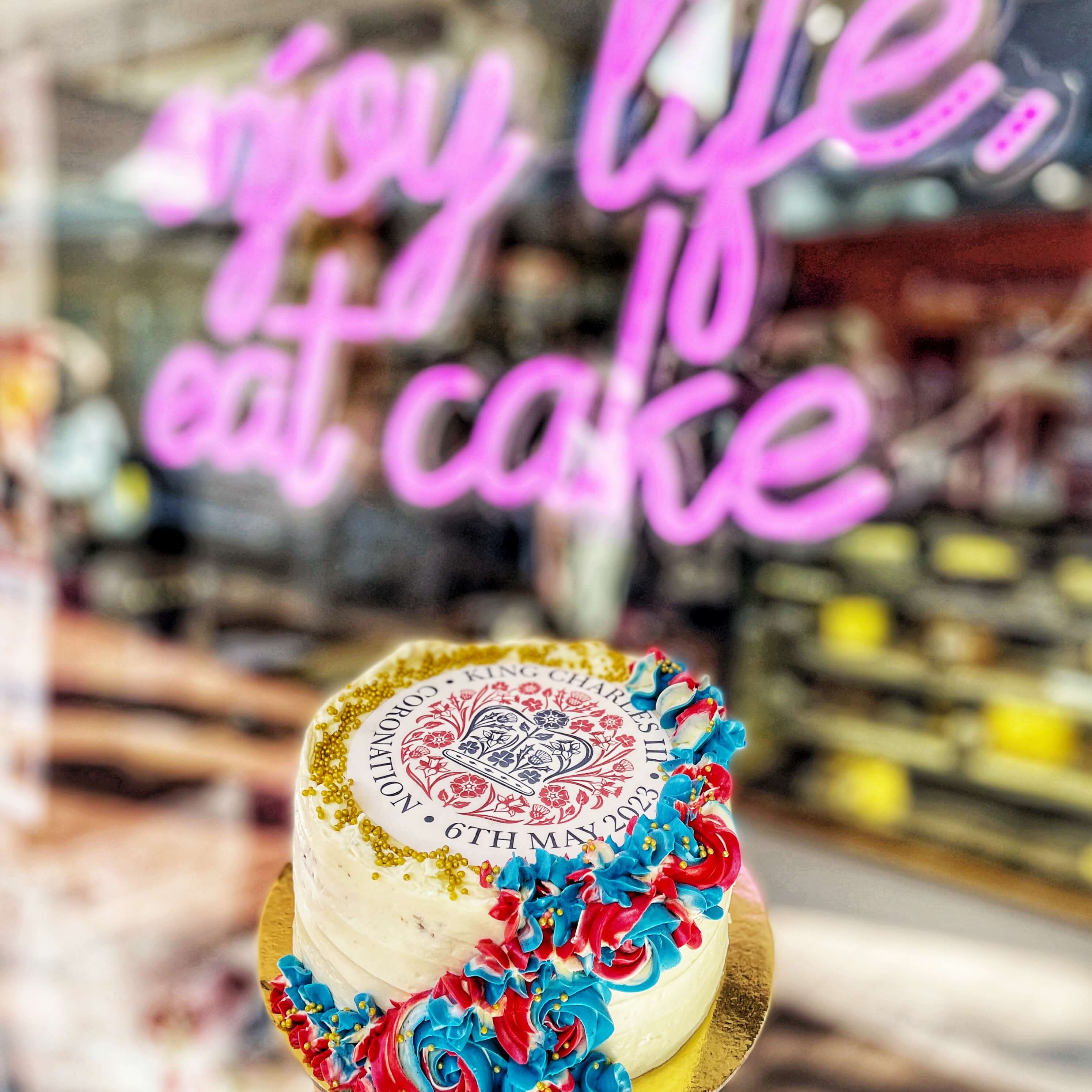 King Charles Coronation Cake - Bakealicious By Gabriela