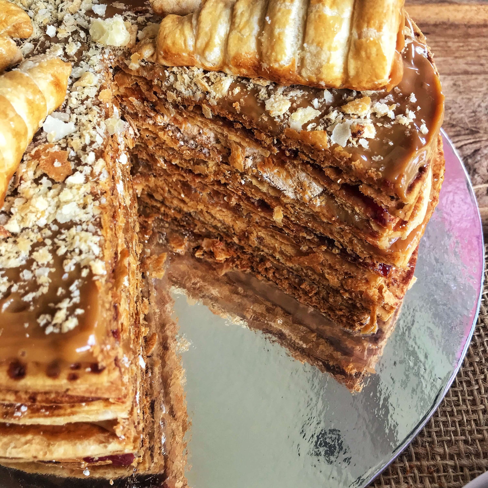 Mil Hojas Cake - Bakealicious By Gabriela